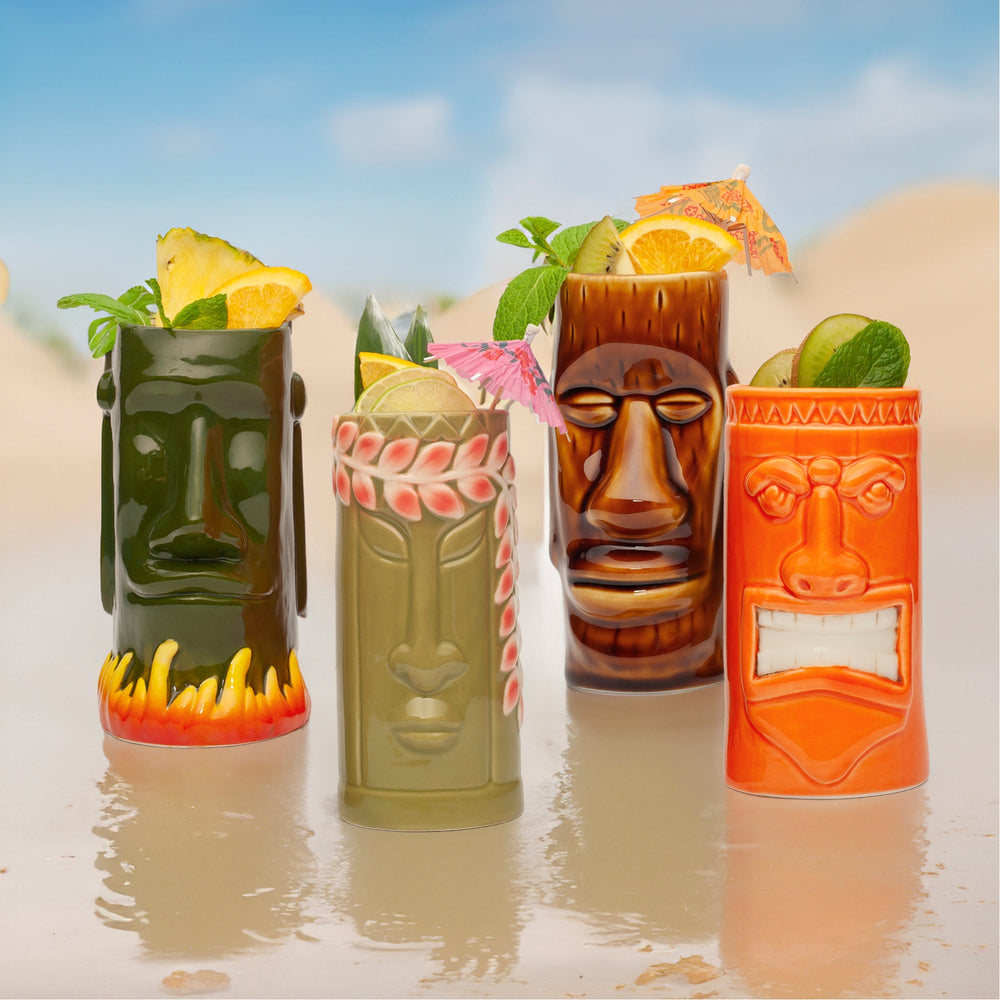 Tiki Glasses | Ceramic and Glass Tiki Mugs