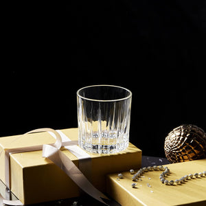 Premium Double Rocks Whiskey Glasses - Set of 6 Cocktail Glasses